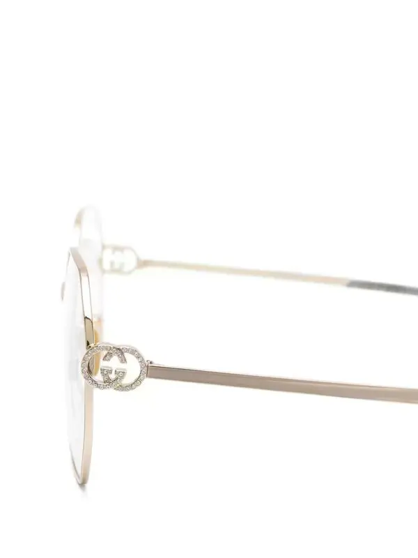 Gucci Geometric Frame Eyeglasses