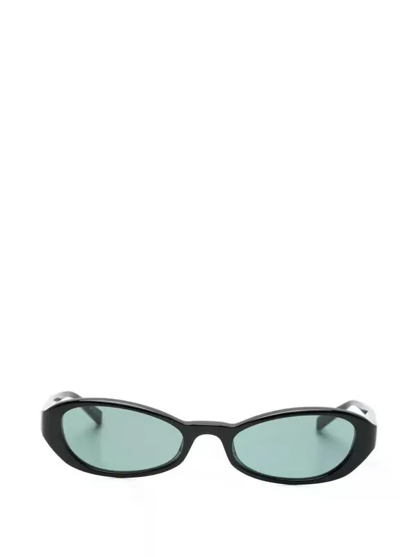 Saint Laurent Oval-frame Sunglasses - Black