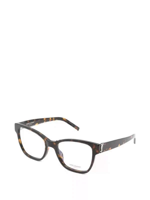 Saint Laurent Logo Rectangle-frame Glasses