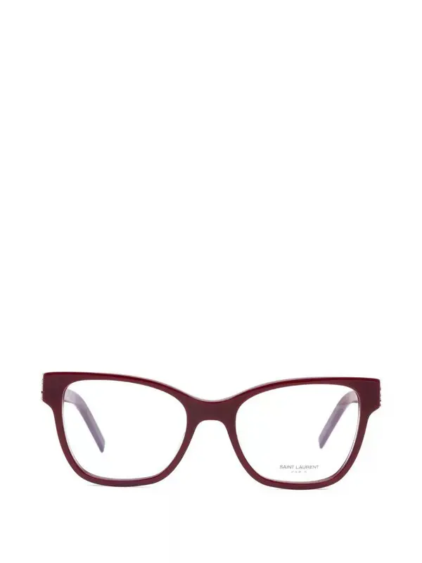 Saint Laurent Square-frame Glasses - Red
