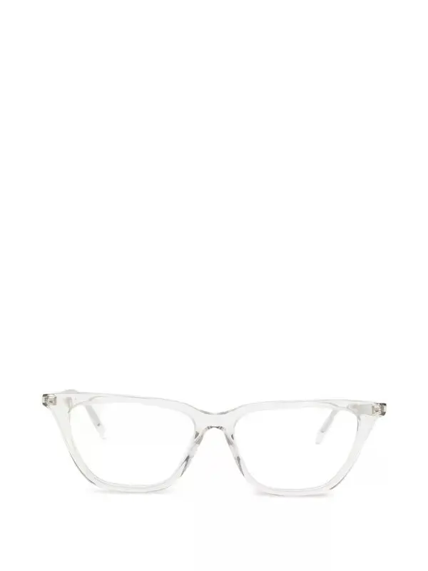 Saint Laurent Square Frame Glasses - White