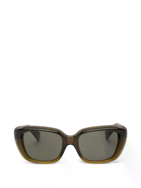 Saint Laurent Square-frame Sunglasses - Brown