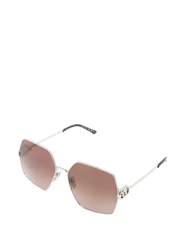 Gucci Geometric Logo Sunglasses