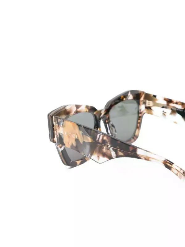 Gucci Geometric-frame Sunglasses