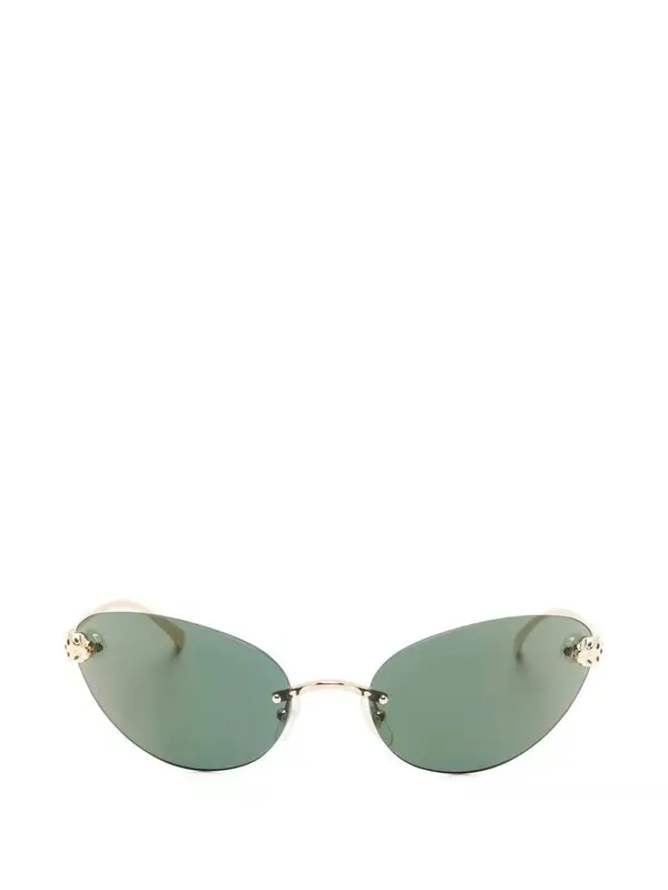 CARTIER Cat-eye Sunglasses - Gold