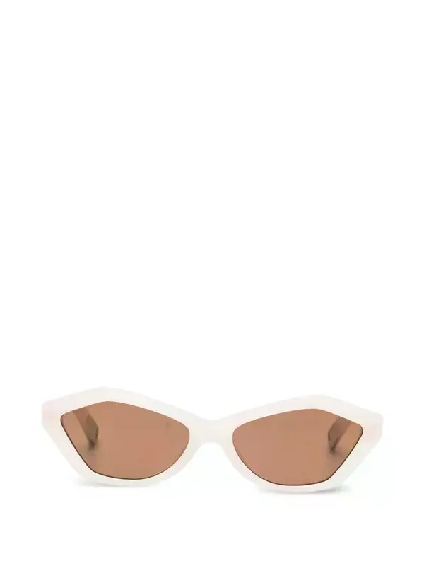 Jacquemus Geometric Sunglasses - Neutrals