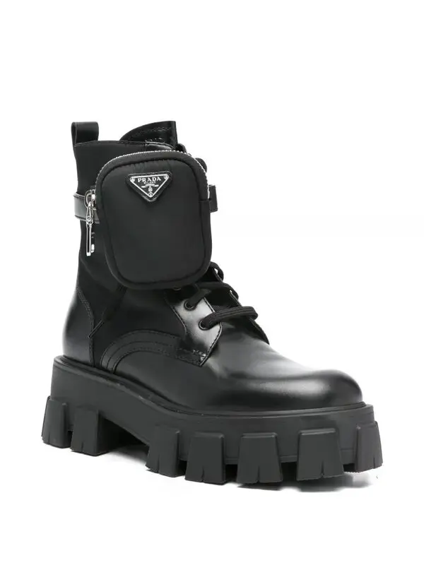 Prada Monolith Combat Boots