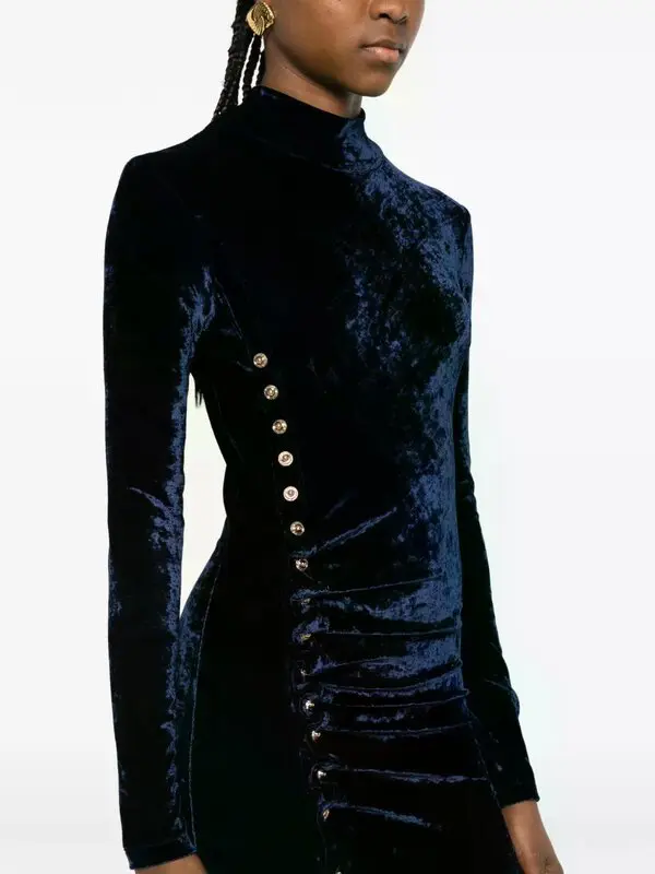 Rabanne Button-detail Dress