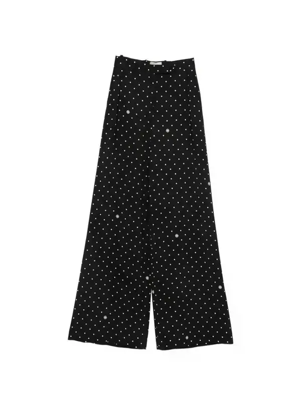 Elie Saab Polka-dot Trousers - Black