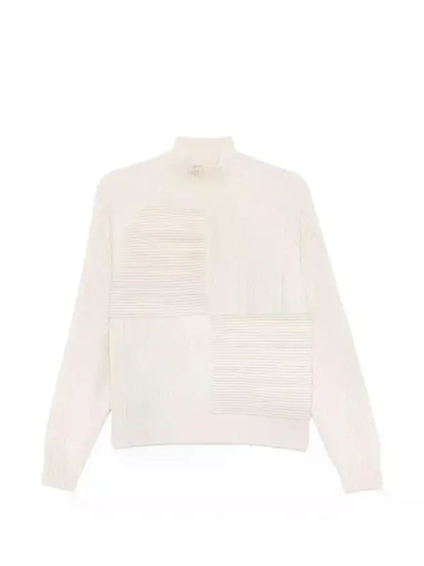Eric Bompard Ottoman Ribbed Knit Sweater