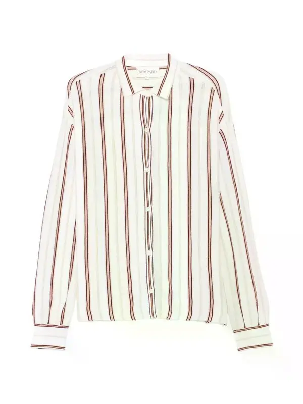 Eric Bompard Striped Button-up Shirt - White