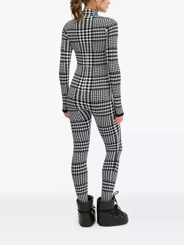 NEWLAND Houndstooth Zip Jumpsuit