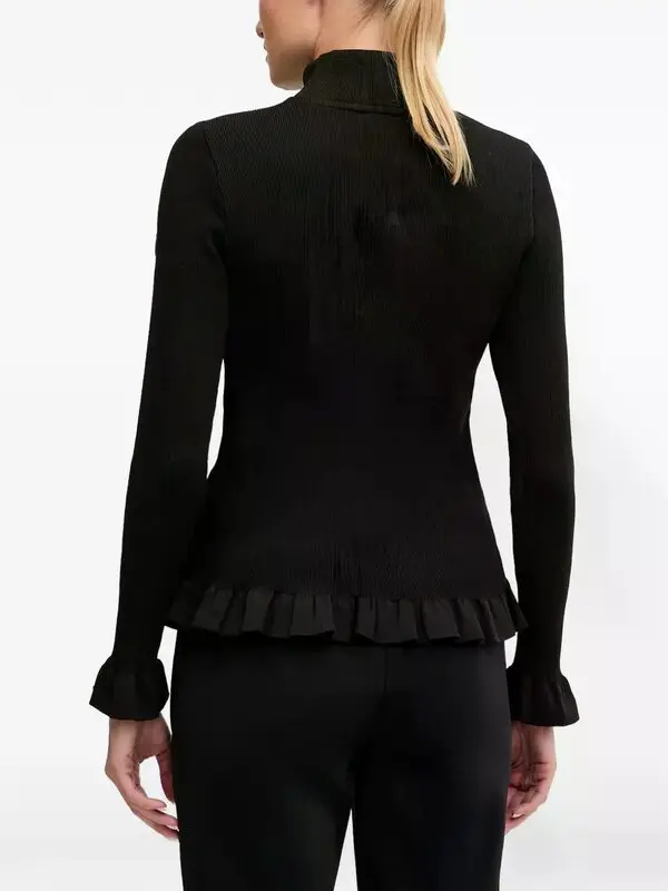 NEWLAND Ruffled Roll-neck Top