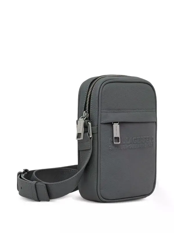 Karl Lagerfeld Logo-embossed Messenger Bag