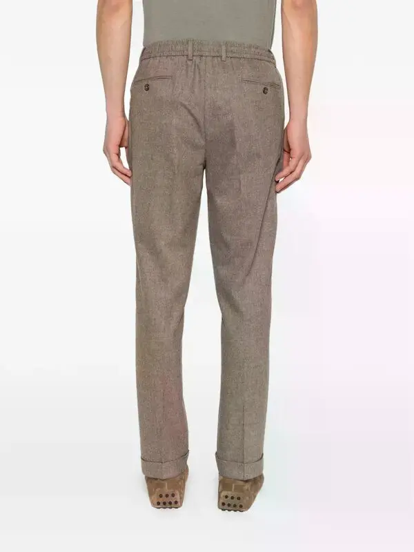GRAN SASSO Drawstring Cuffed Trousers