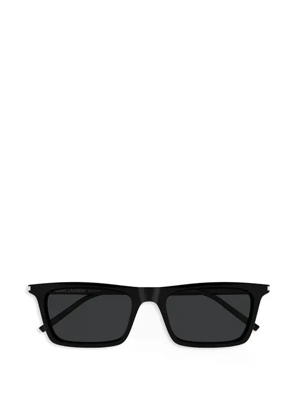 Saint Laurent D-frame Slim Sunglasses - Black
