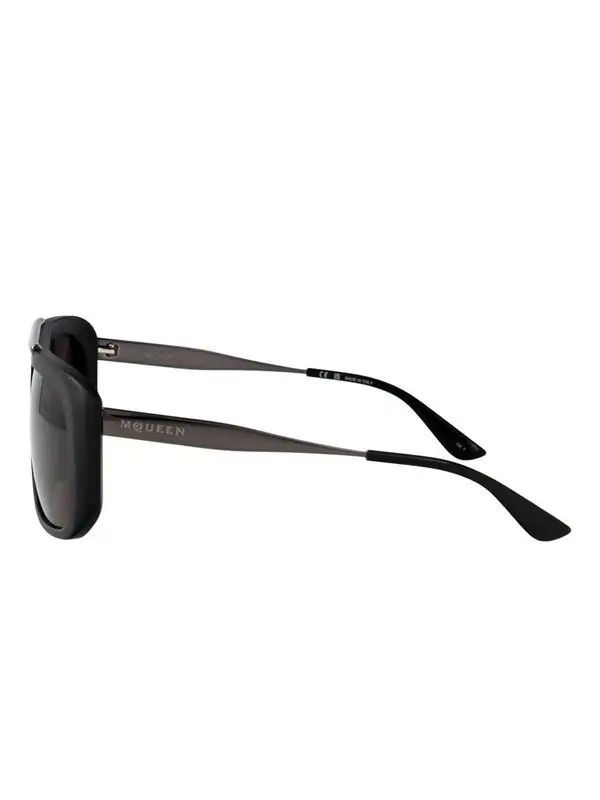 Alexander McQueen Matte Oversized Square Sunglasses