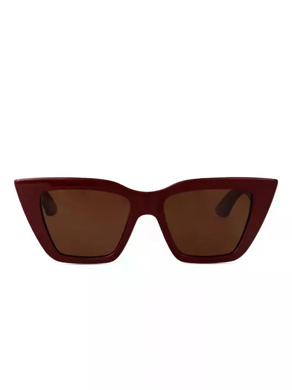 Alexander McQueen Cat-eye Frame Sunglasses - Red
