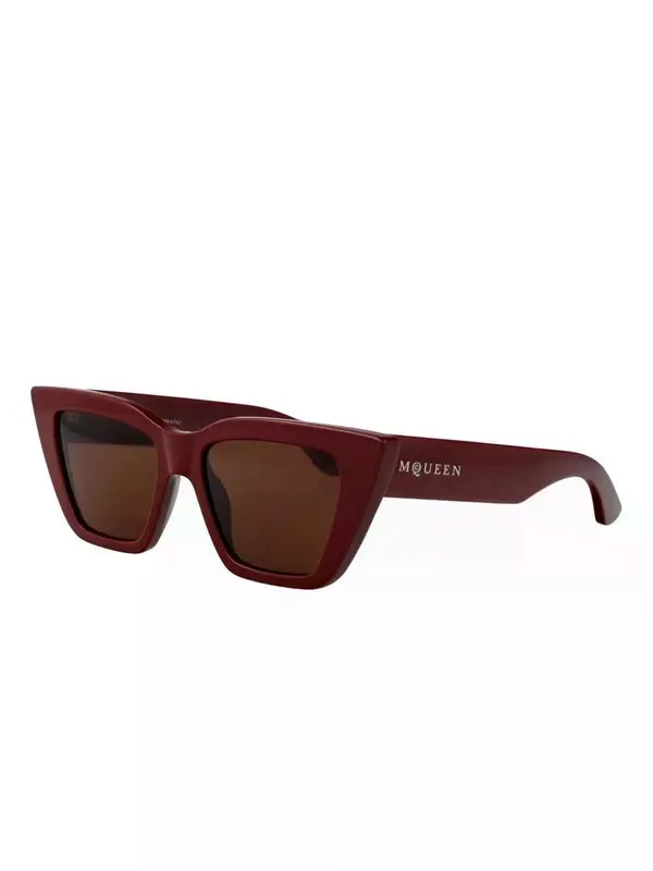 Alexander McQueen Cat-eye Frame Sunglasses - Red