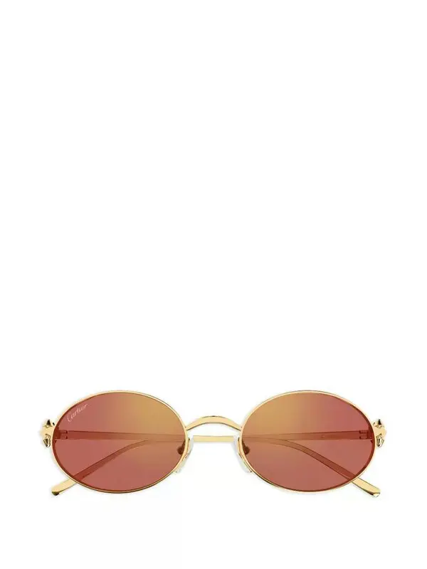 CARTIER Oval Sunglasses - Gold