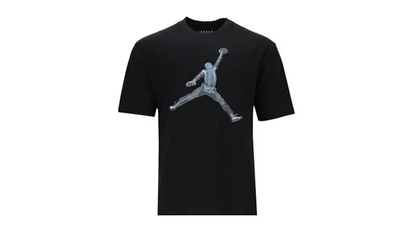 JORDAN Mj Nc Xray Jumpman Short Sleeve Crew Tee Shirtin - Black/white