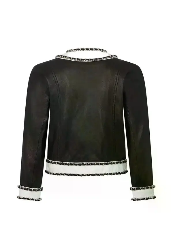 Dsquared2 Button-up Leather Jacket