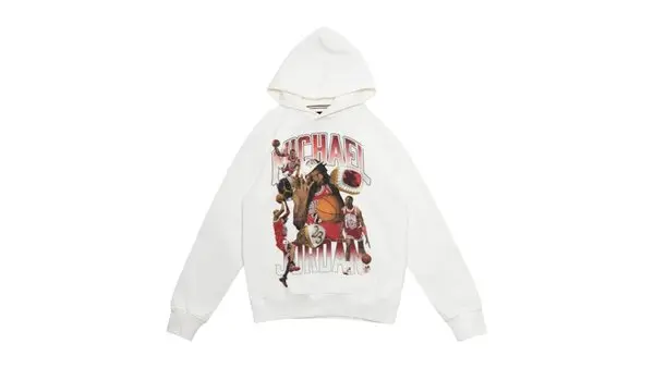 JORDAN Flight Fleece Graphic Pullover Hoodie - Sail
