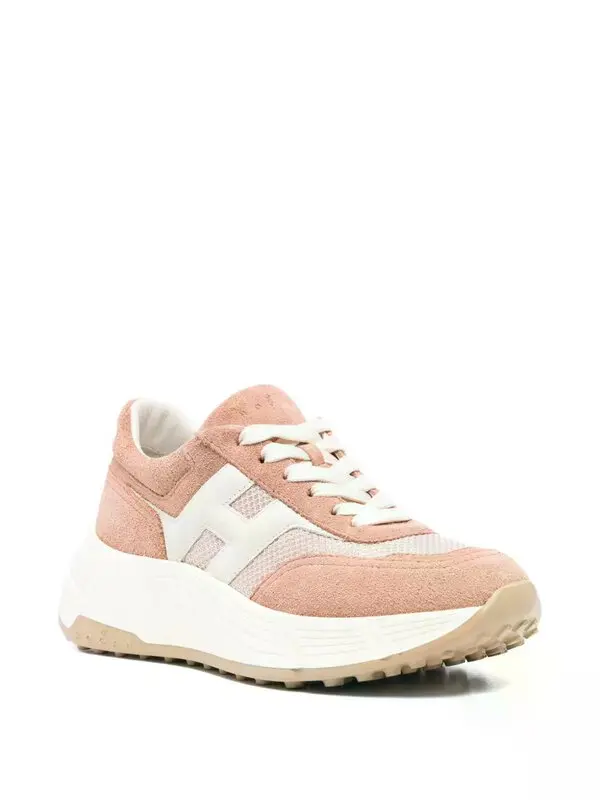 Hogan Platform Logo Sneakers - Pink