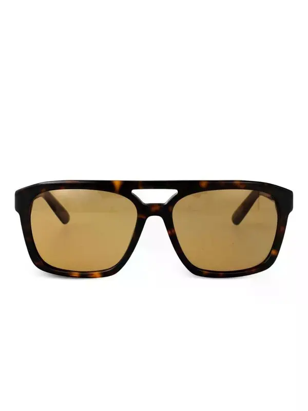 Gcds Rectangle Sunglasses - Brown