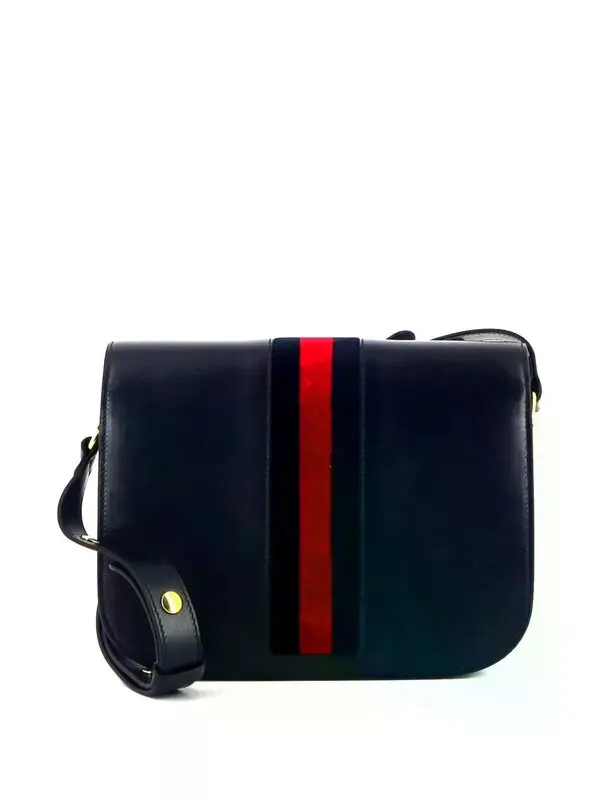 Gucci 2021 1955 Horsebit Crossbody Bag - Blue