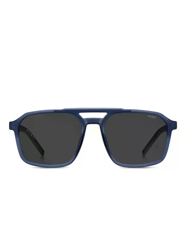 HUGO BOSS BR Geometric Sunglasses - Blue