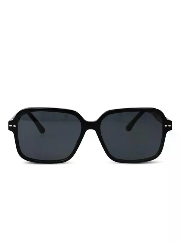 Isabel Marant Embellished-geometric Sunglasses - Black