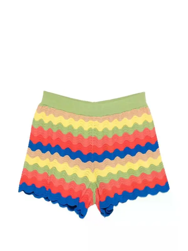 SIMONMILLER Wave Scalloped Shorts - Green
