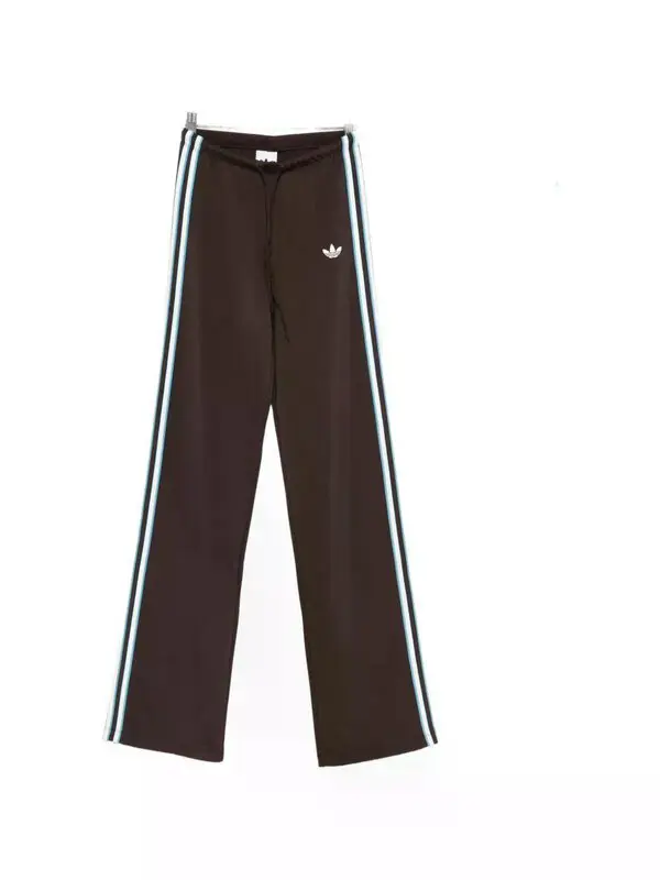 Adidas Side Stripe Track Pants - Brown
