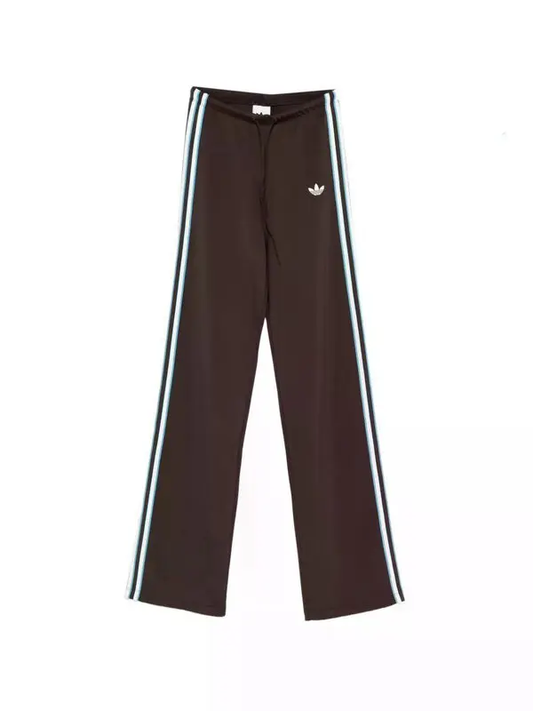 Adidas Side Stripe Track Pants - Brown