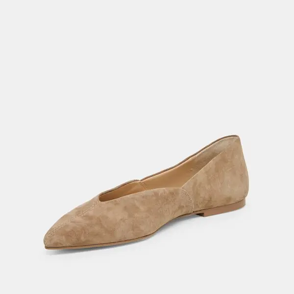 DOLCEVITA Gema Flats - Taupe Suede