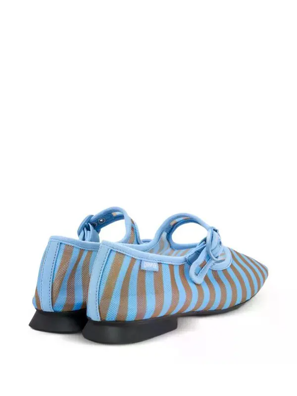 Camper Casi Myra Striped Ballet Flats
