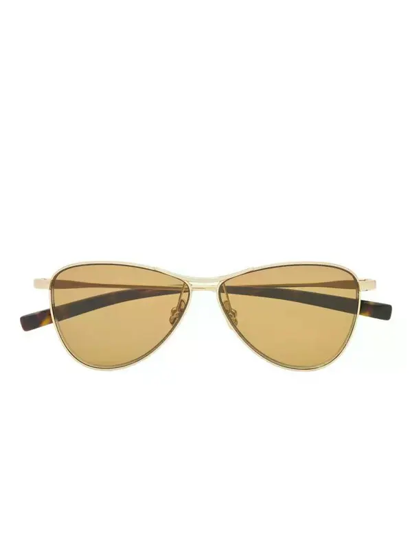 Saint Laurent Pilot-frame Sunglasses - Gold