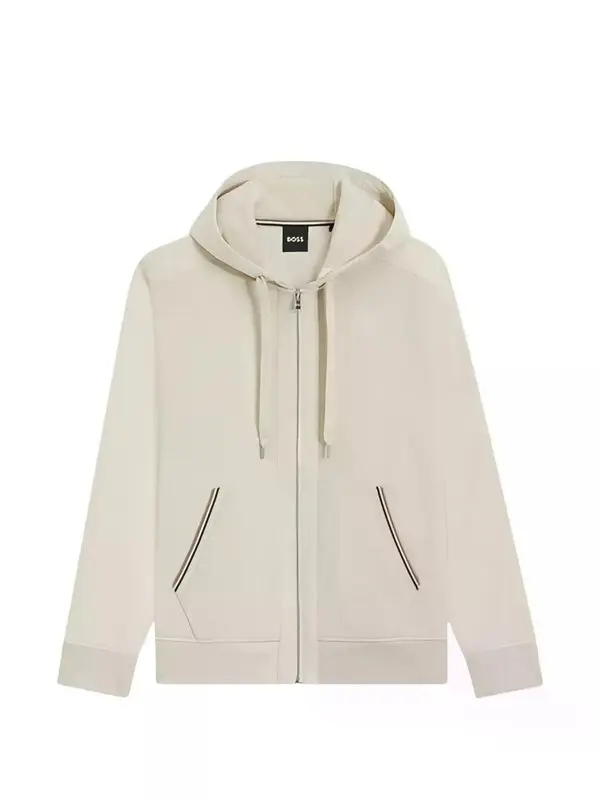 BOSS C-spence Zip Hooded Sweatshirt - White