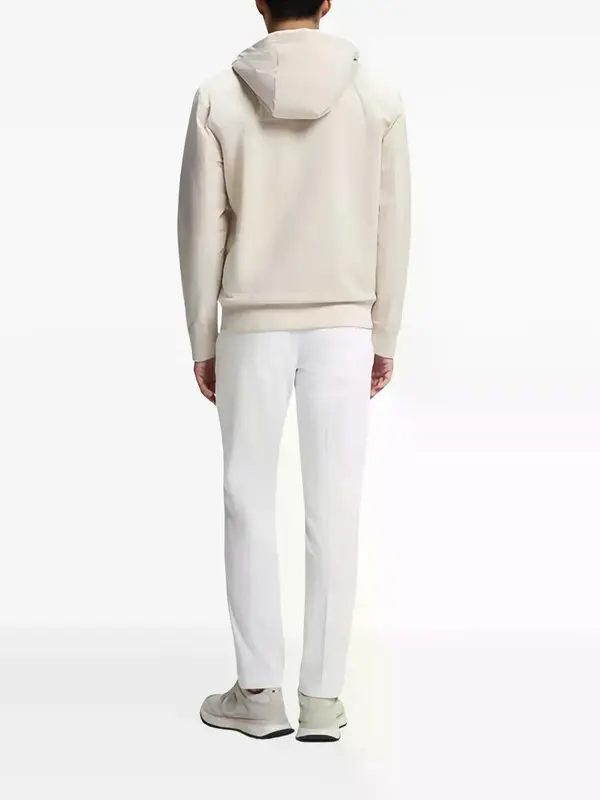 BOSS Zip Hooded Sweatshirt - White