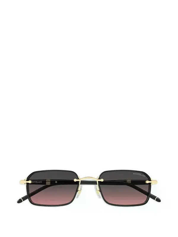Montblanc Meisterstück Square-frame Sunglasses - Gold
