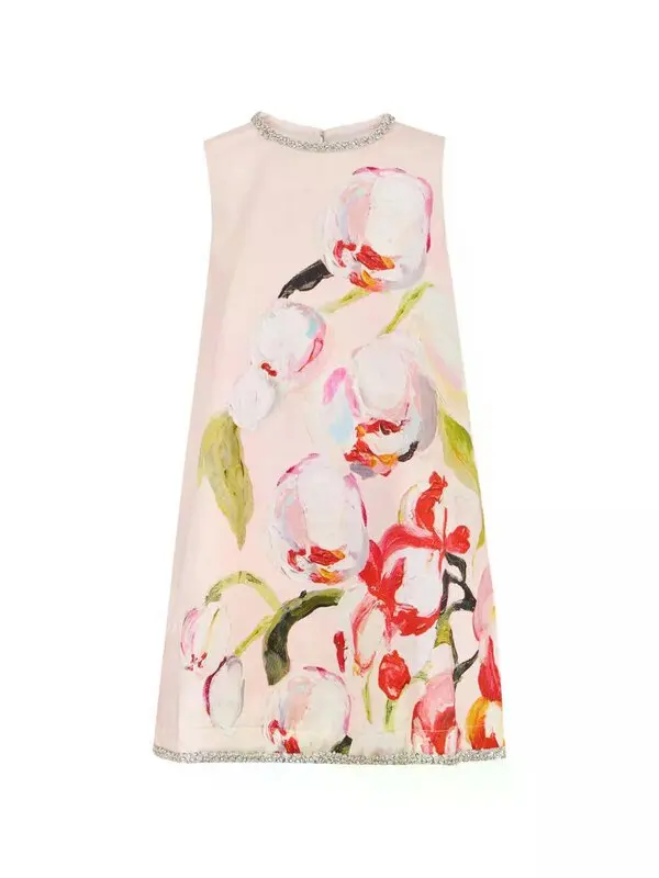 Acler Anglesey Floral Embellished Mini Dress - Pink