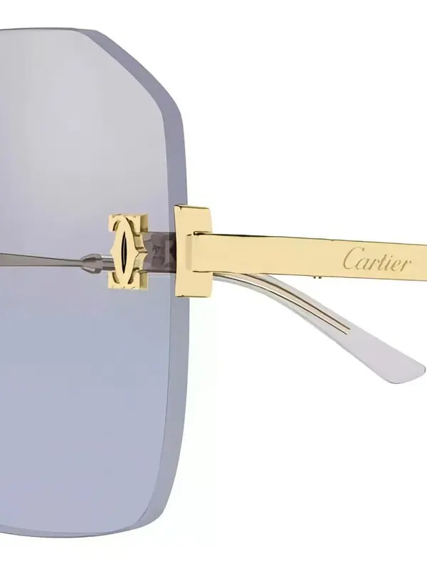Cartier Geometric-frame Sunglasses