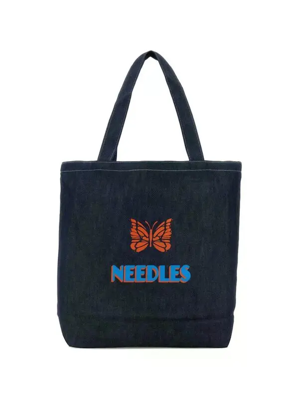 Needles Logo Graphic Tote Bag