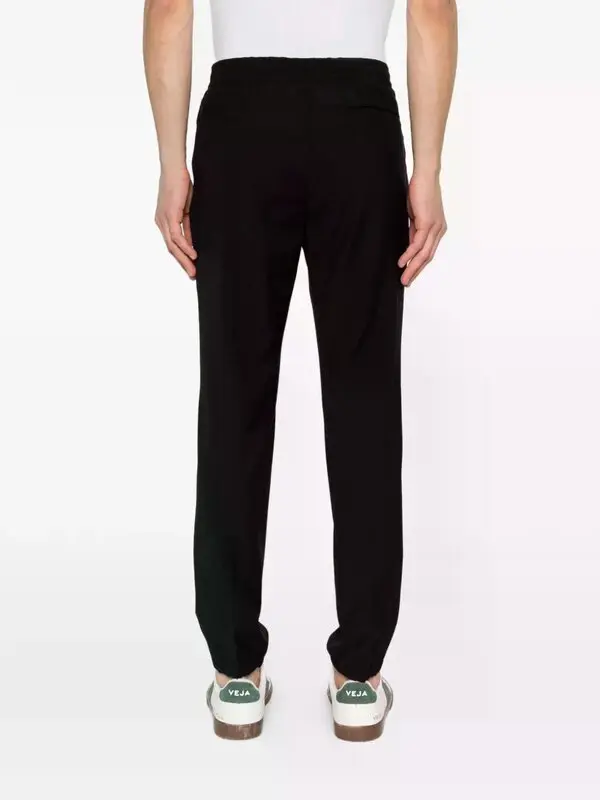 Zegna Gathered Hem Trousers - Black