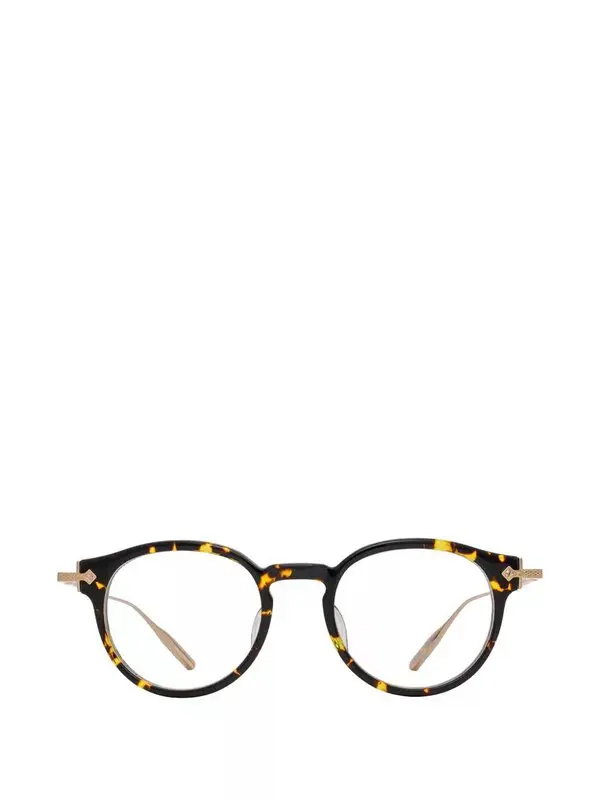 Barton Perreira Eugene Metallic Round-frame Glasses