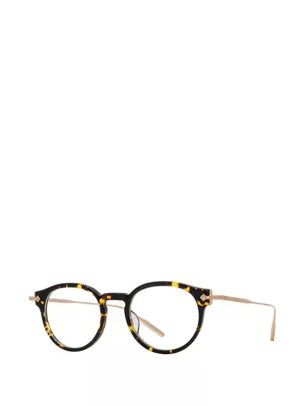 Barton Perreira Eugene Metallic Round-frame Glasses