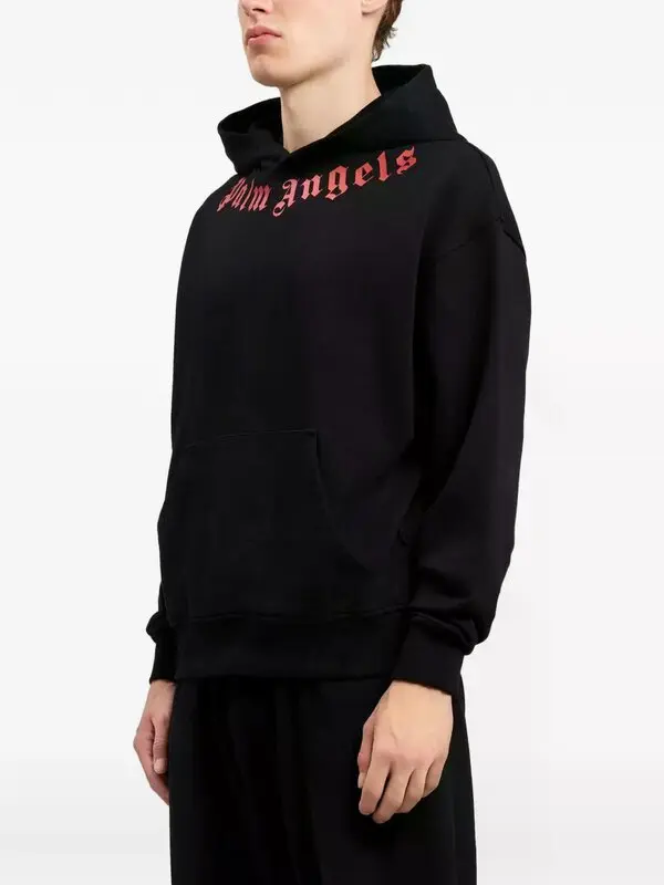 Palm Angels Neck-logo Hoodie