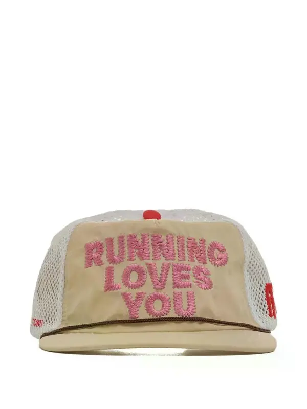 ALEX ZONO Running Loves You Cap Hat - White