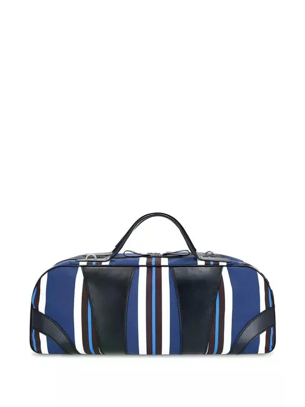 Dries Van Noten Striped Handle Holdall